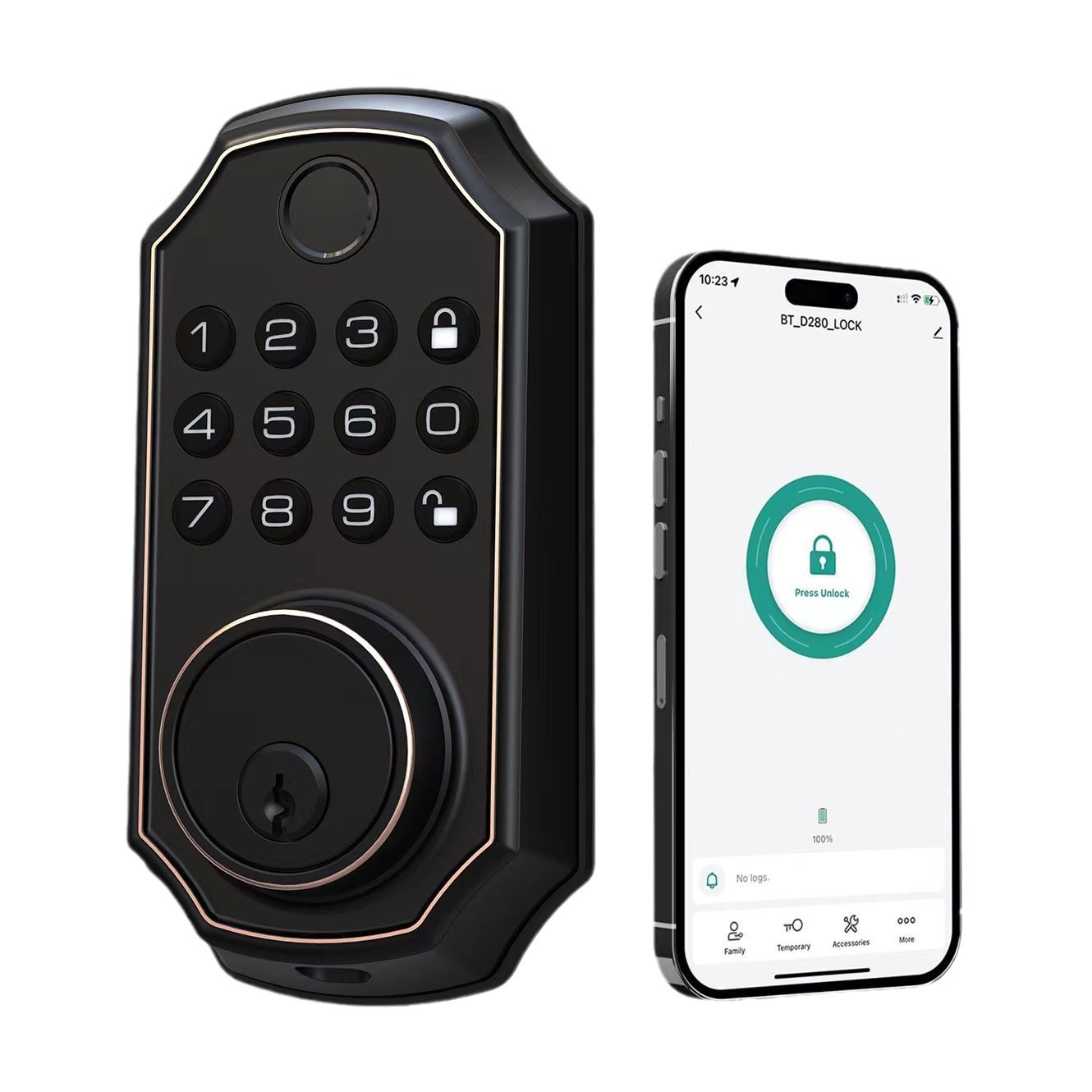 LD03-Deadbolt Lock - 环亚智慧科技深圳有限公司